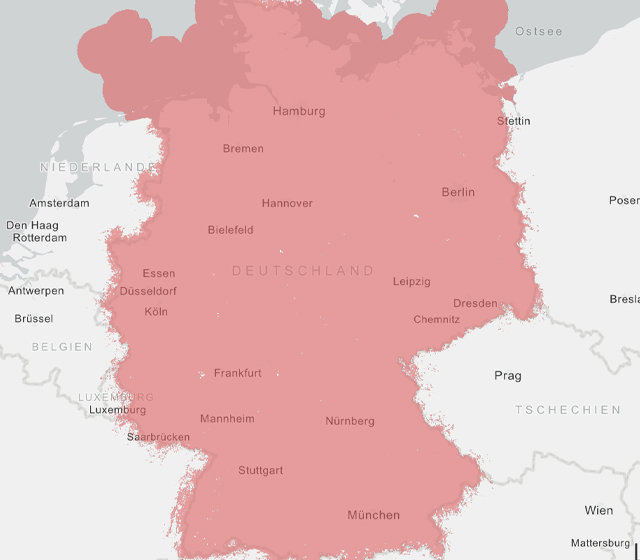 Netzabdeckung von Vodafone: D2-Netz im Check